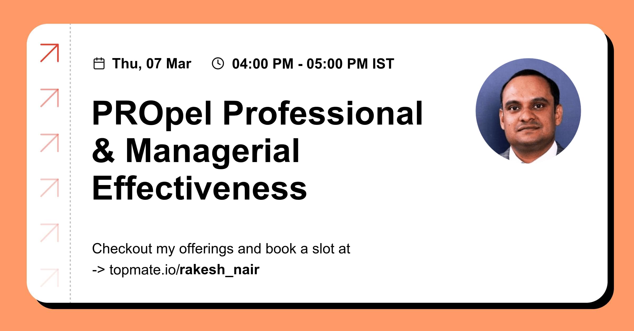 PROpel Professional & Managerial Effectiveness with Rakesh Nair